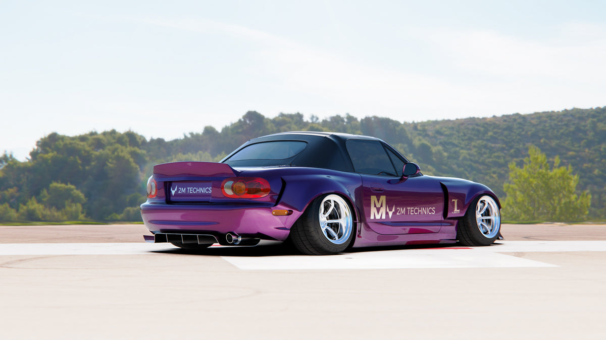 Mazda MX-5 NB MK2 FL Wide body kit panels tuning I 2M Technics – 2MTechnics