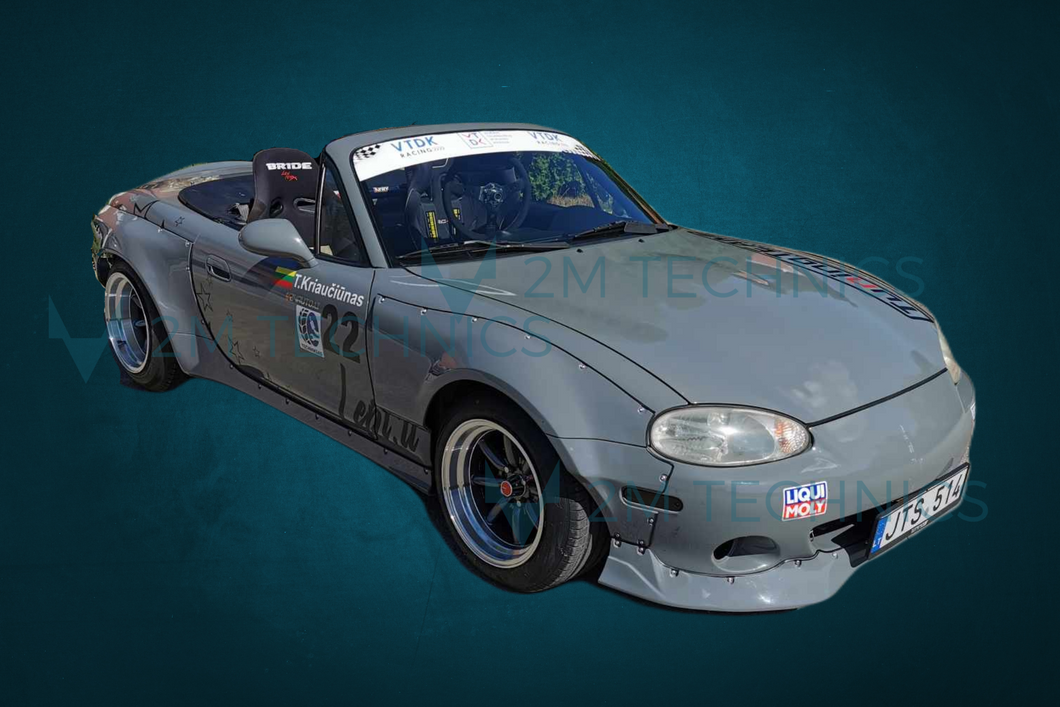 Mazda MX-5 NB MK2 FL Wide body kit panels tuning I 2M Technics – 2MTechnics