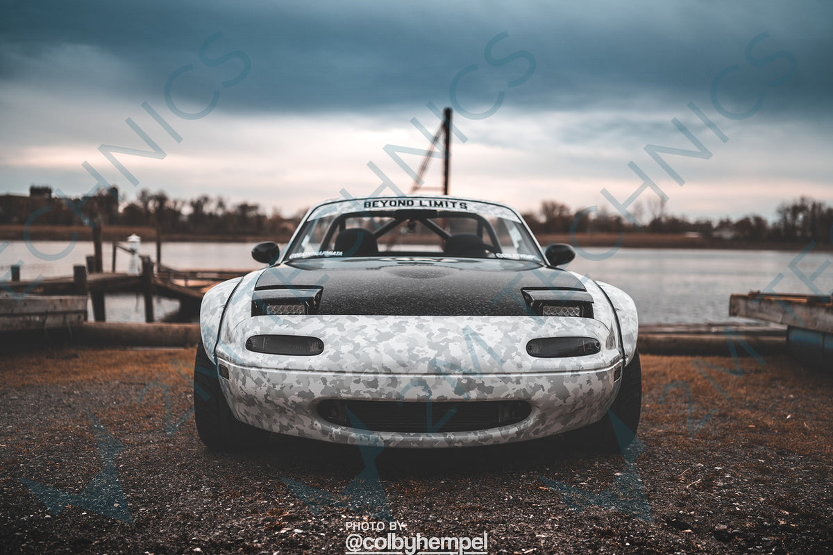Mazda MX5 NA MK1 Miata Wide Body Kit - Fiberglass Overfenders, Front ...